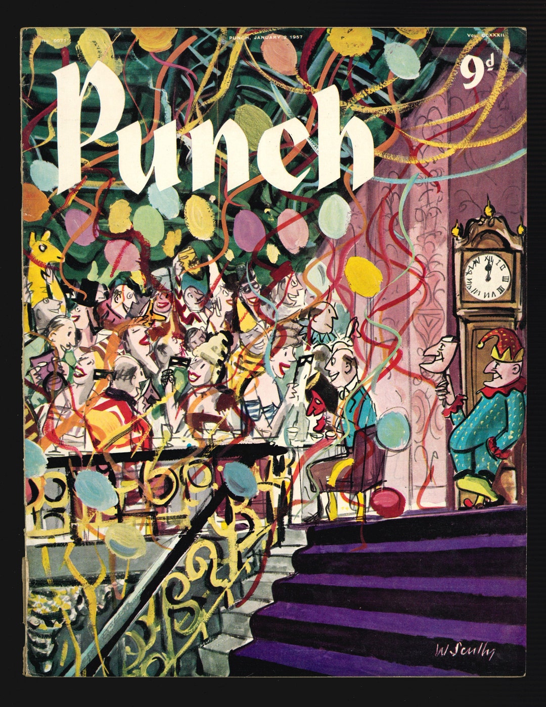 Punch Jan 1957 Bundle of 4 Copies Vintage Original Satire Magazine - Etsy