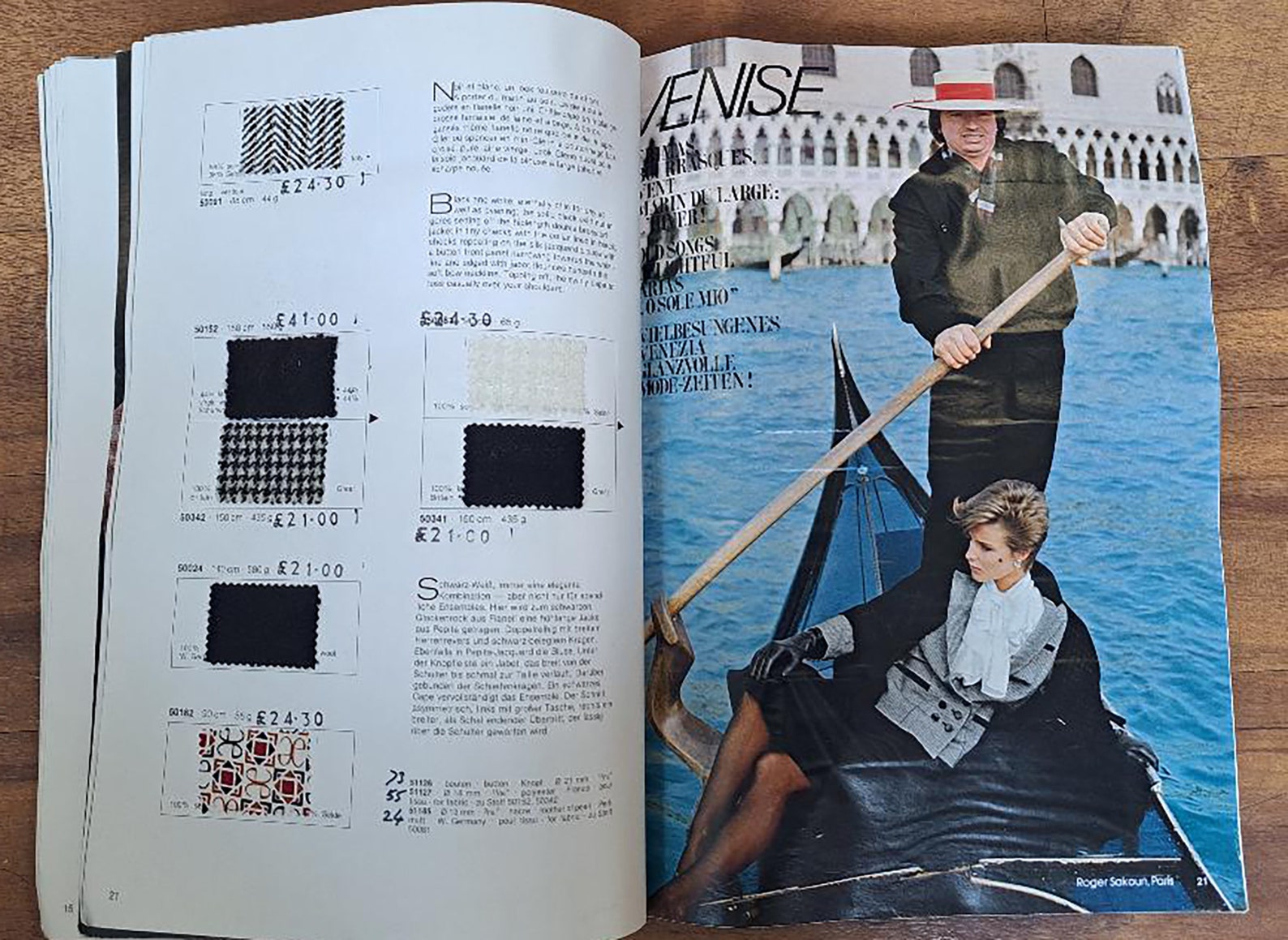 Elegance 1982-83 Paris Trade Textile Catalogue Original Vintage Fashion ...