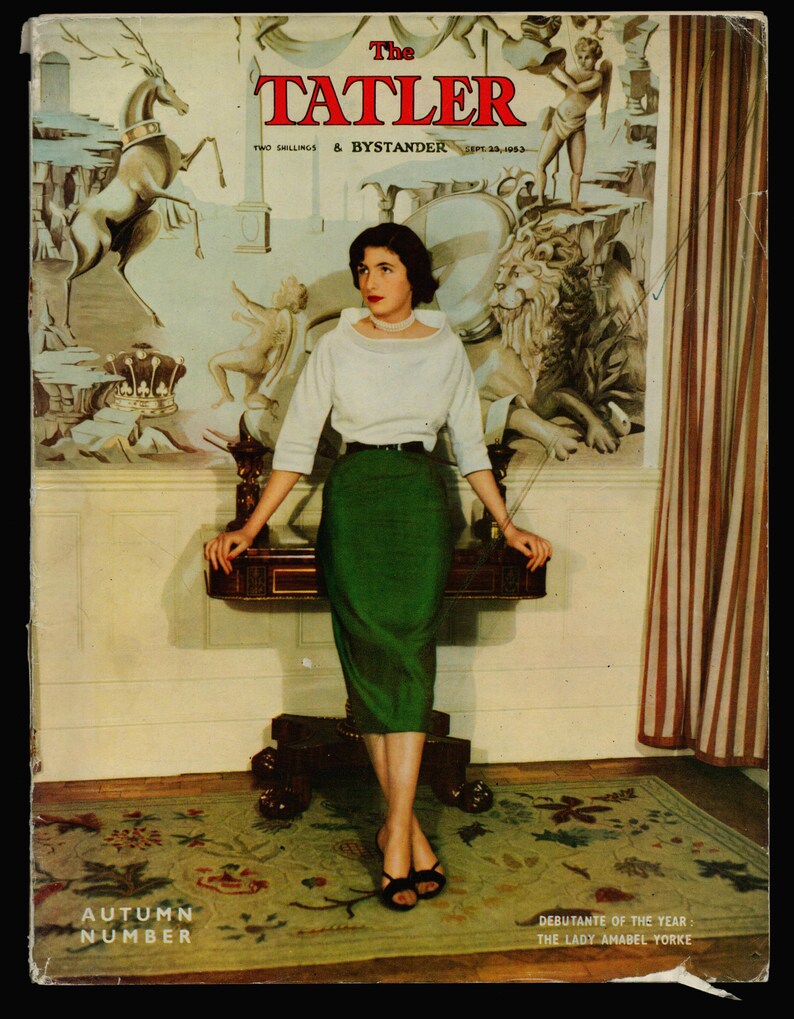 Tatler & Bystander Sept 23 1953 Original Vintage Fashion Magazine ...