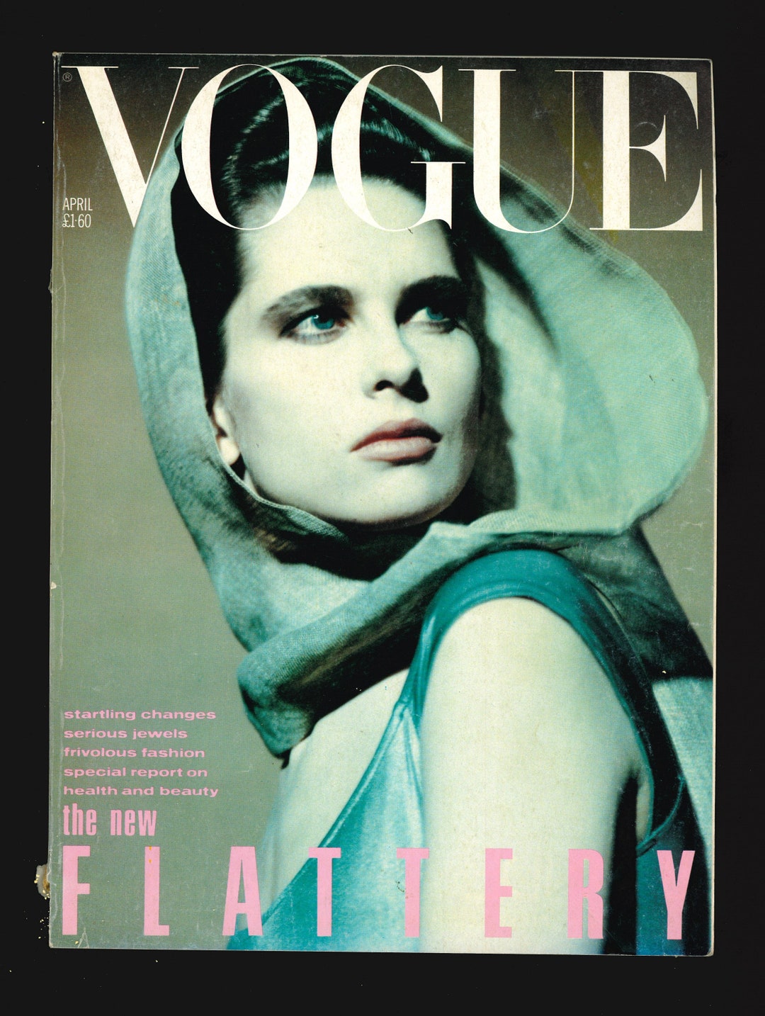 Vogue UK April 1984 Original Vintage Fashion Magazine Elisabetta ...
