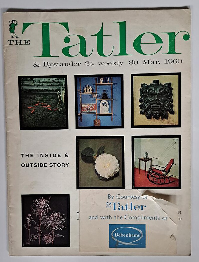 Tatler & Bystander March 30 1960 London Original Vintage Fashion ...