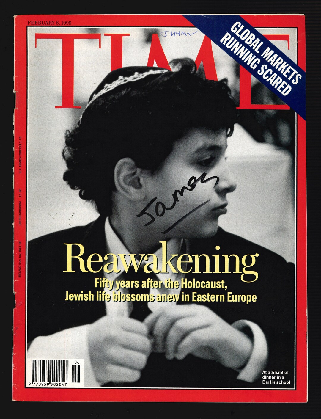 TIME FEB 6 1995 Vintage Magazine Reawakening - Etsy