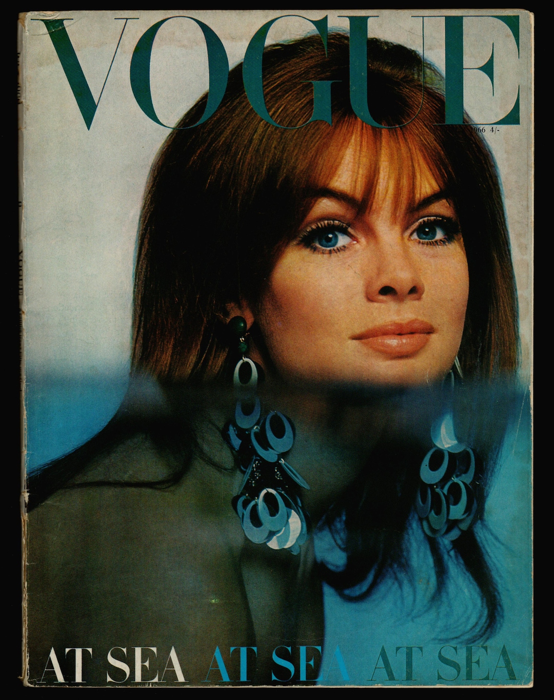 Vogue UK July 1966 Original Vintage Fashion Magazine Cover: Jean ...