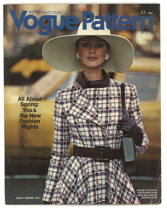 Vogue Patterns Book International Early Spring 1971 Original | Etsy