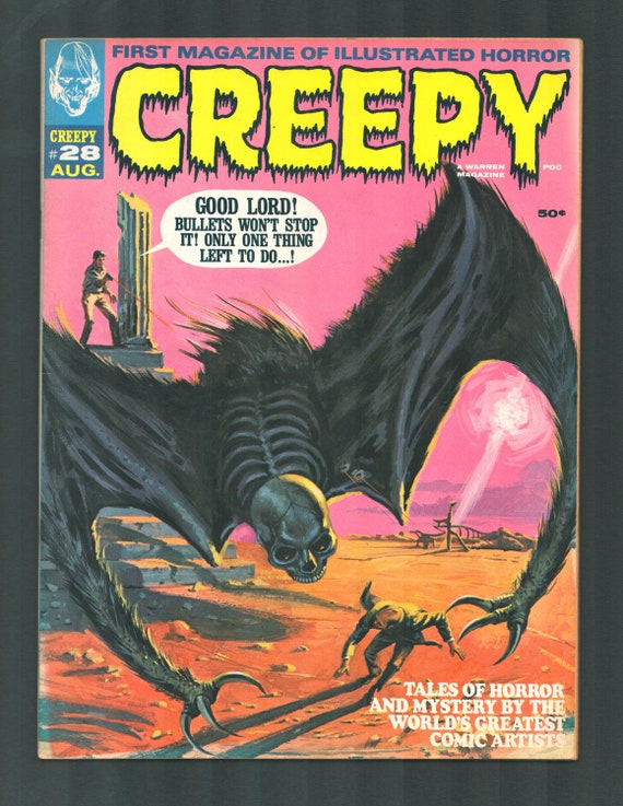 Creepy No 28 Aug 1969 Warren Horror Comic - Etsy