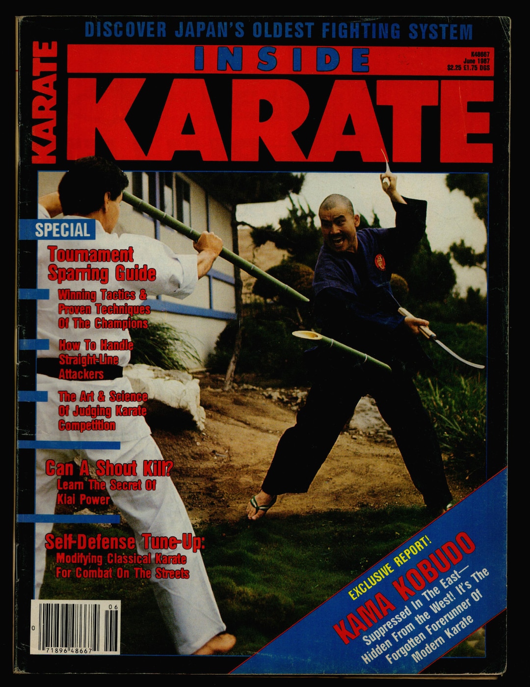 Inside Karate Magazine June 1987 Kama Kobudo - Etsy