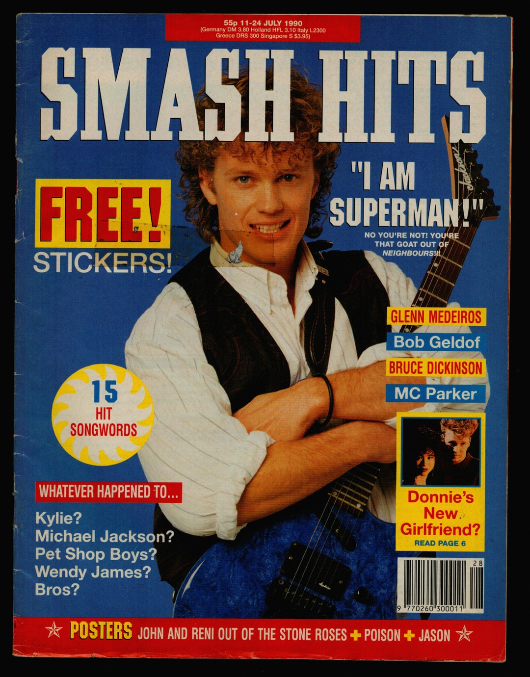 Smash Hits July 11-24 1993 Fortnightly British Original Vintage Music ...
