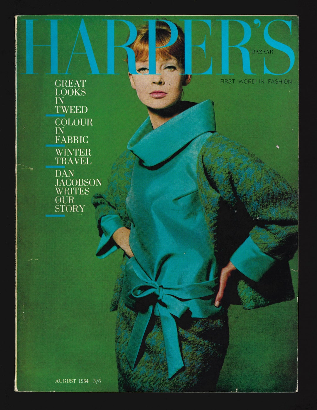 60th Birthday Harper's Bazaar UK Aug 1964 Original Vintage Rare Retro ...