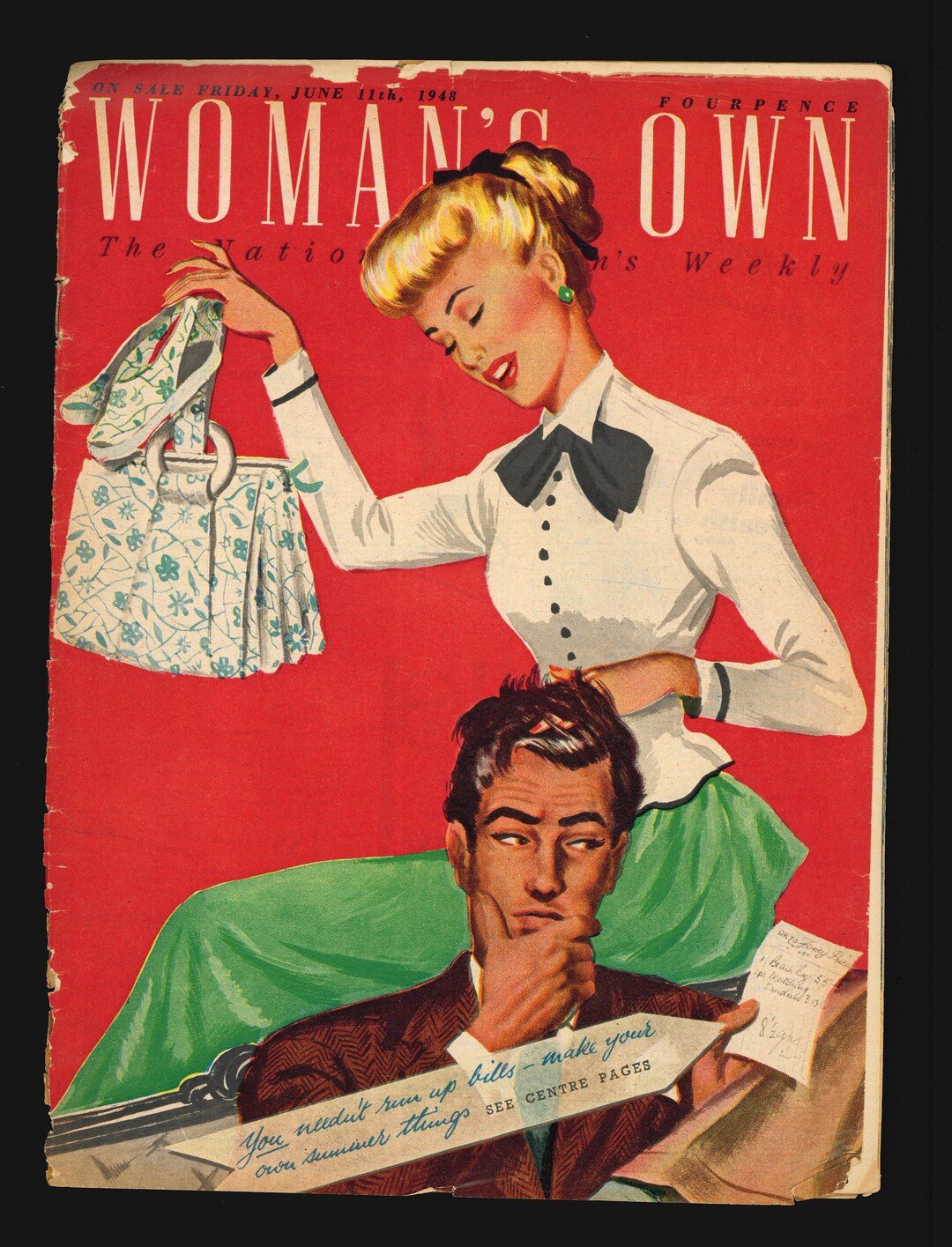 Woman's Own June 11 1948 Original British Vintage Weekly Women Magazine ...