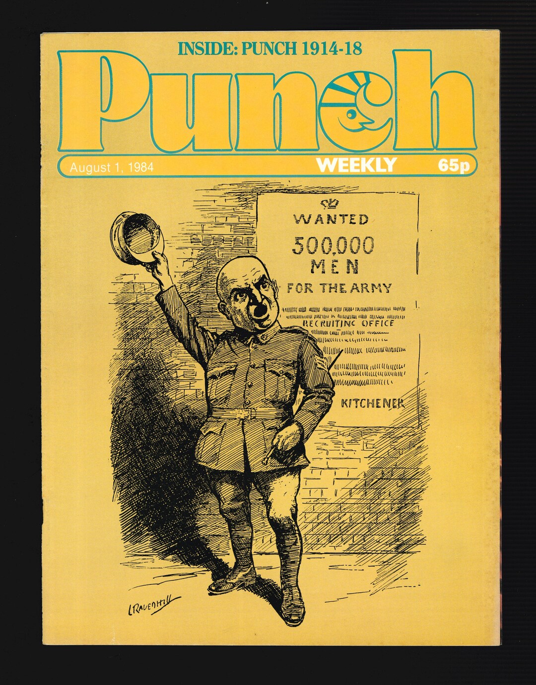 Punch Aug 1984 Bundle of 5 Copies Vintage Original Satire Magazine 40th ...