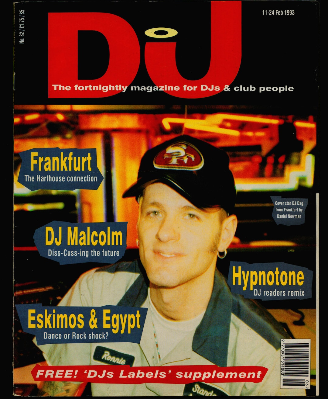 DJ Magazine Feb 11-24 1993 Dance Music and Clubs Dag /frankfurt - Etsy