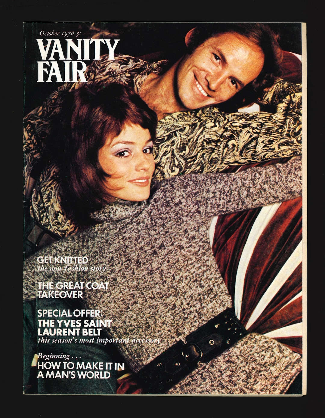 Vanity Fair Oct 1970 Rare Retro Vintage Original Fashion Magazine - Etsy