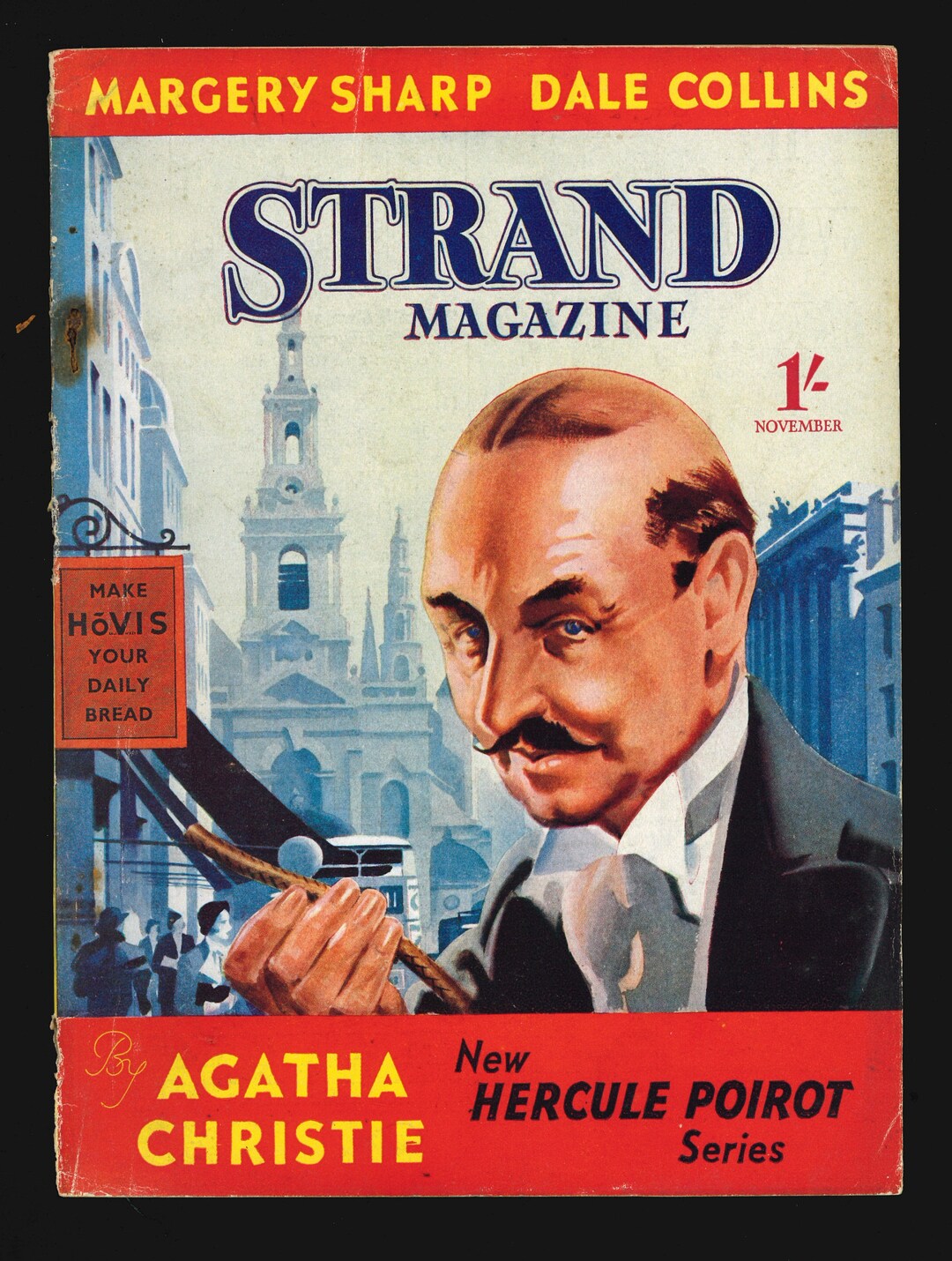 The Strand Magazine 1939 Agatha Christie New Hercule Poirot Series - Etsy