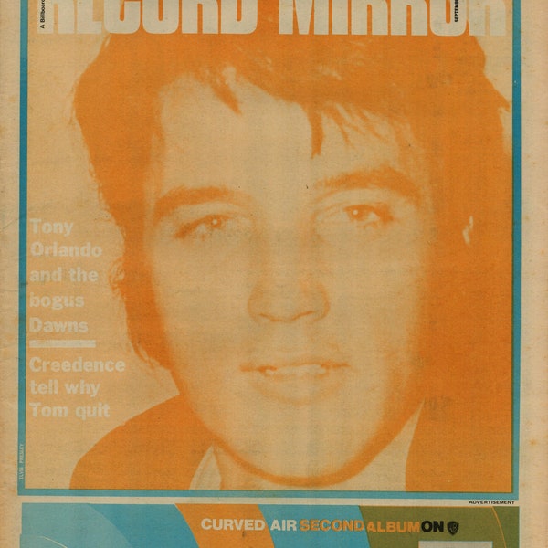 Elvis Presley Record Cover - Etsy