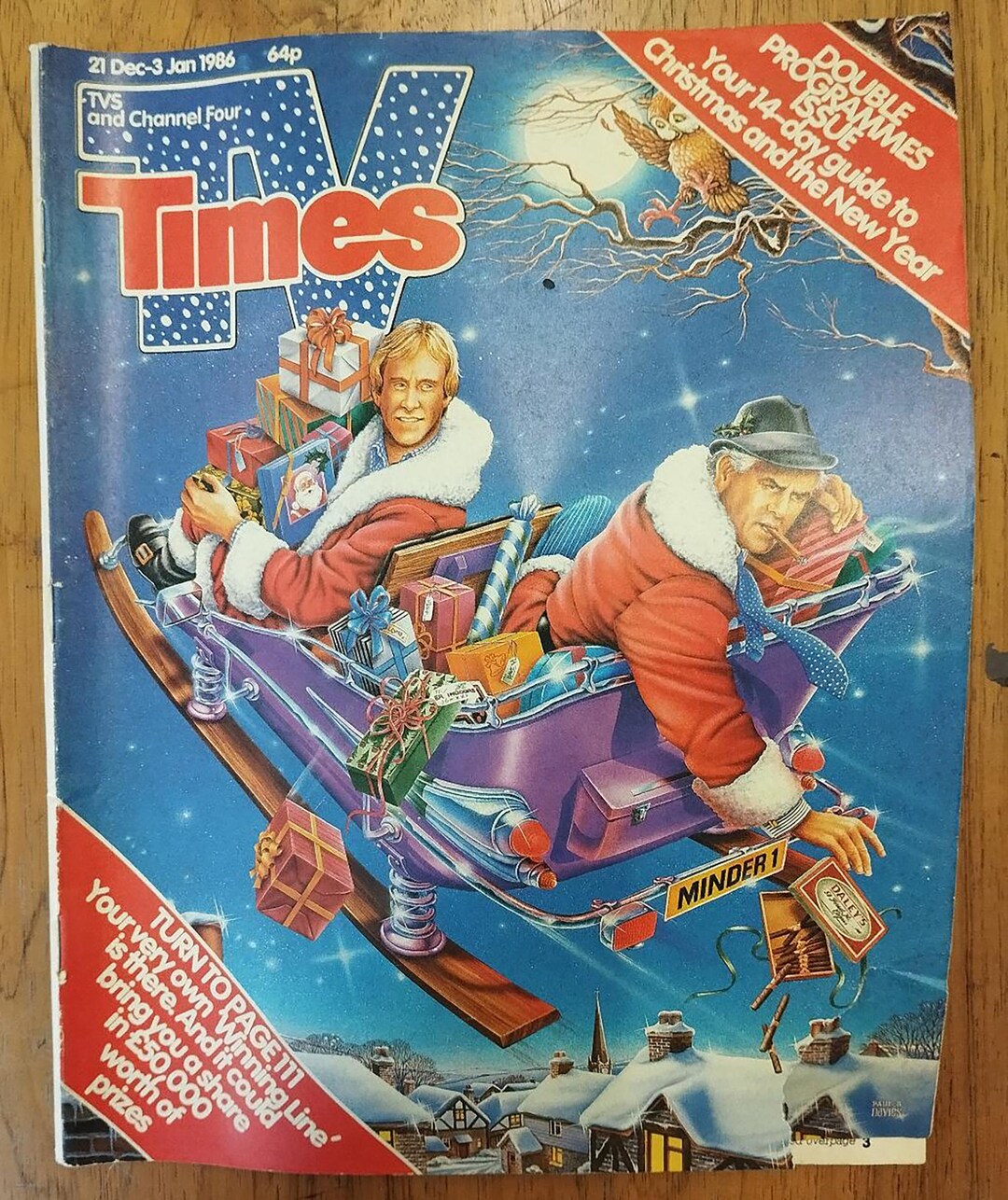 TV Times Dec 21 1985-jan 3 1986 Double Programmes Issue Christmas and ...