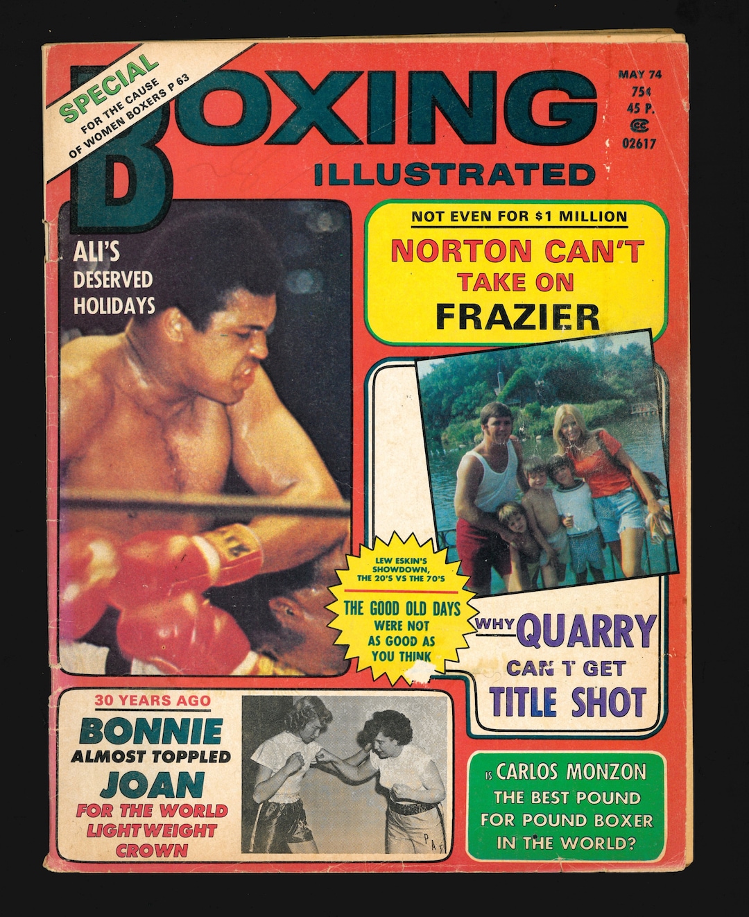 Boxing Illustrated 1974- 1979 Retro Original Vintage Magazine - Etsy