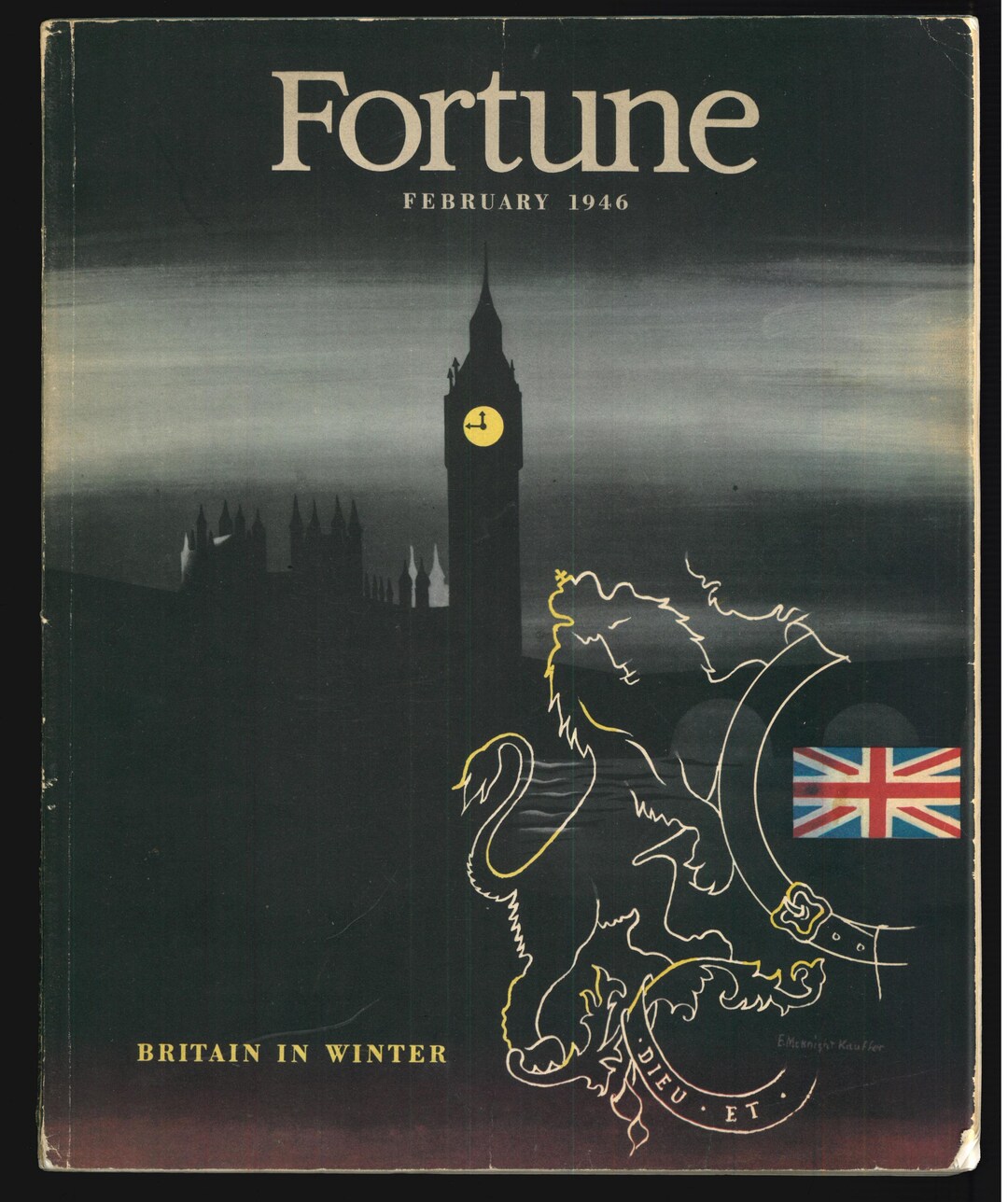 Fortune Magazine 1946 - 1947 Design Advertising Book Art Deco Vintage ...