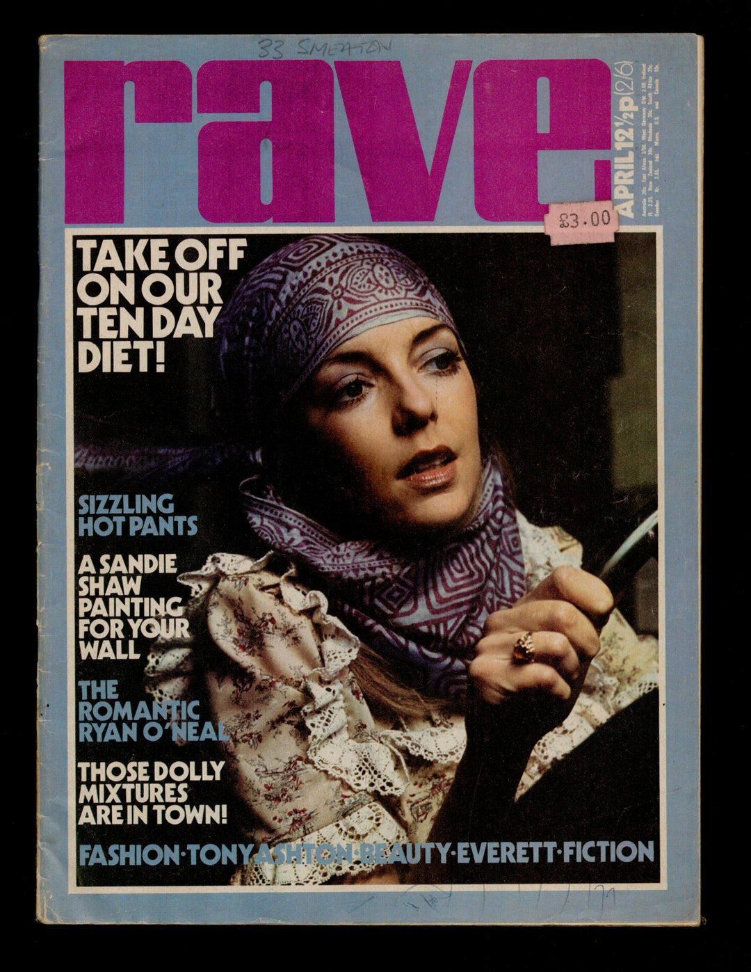 Rave April 12 1970 Pop Teen Culture Magazine Scott Walker - Etsy