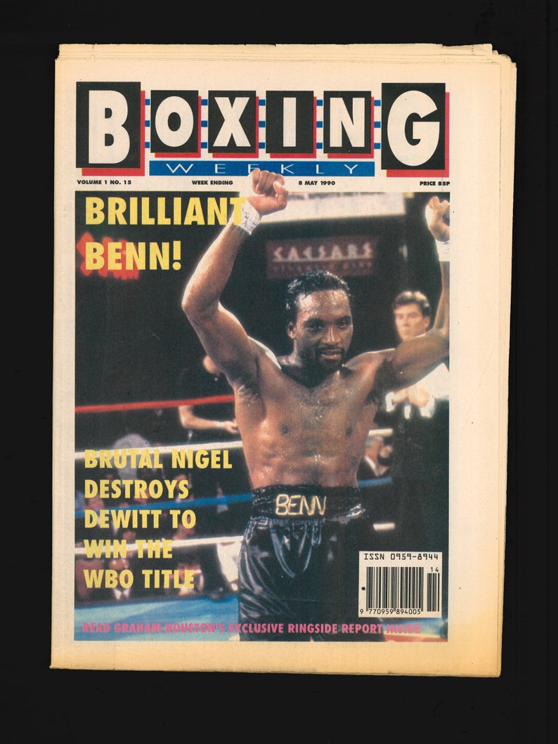 Boxing Weekly April May June 1990 Vintage Original Magazine - Etsy