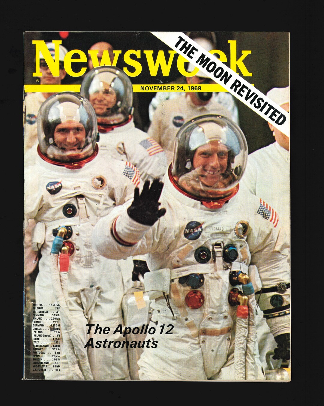 Newsweek Nov 24 1969 Original Vintage Magazine the Moon Revisited ...