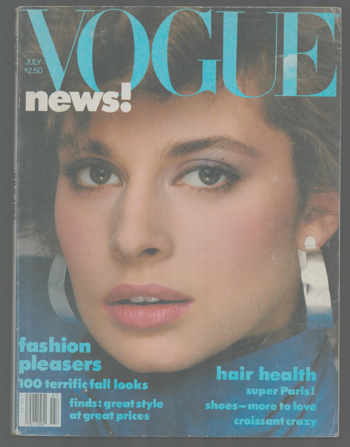 Vogue US July 1982 American Original Vintage Magazine Birthday - Etsy