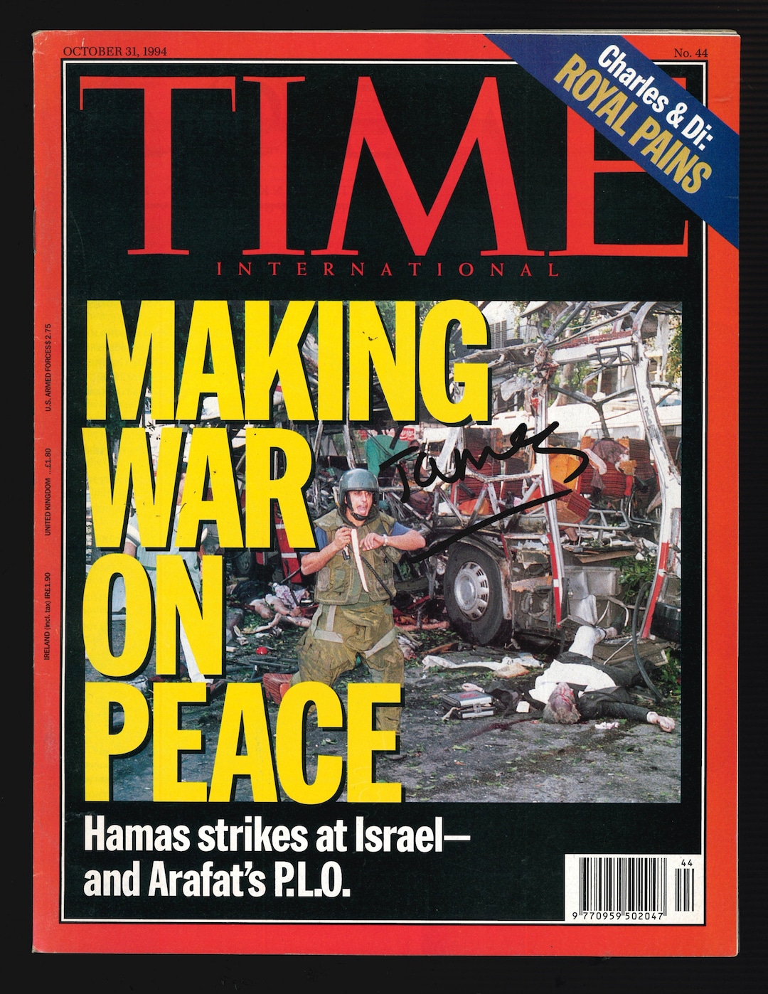 TIME OCT 31 1994 Vintage Magazine Making War on Peace 30th - Etsy