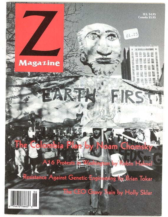 Z Magazine June 2000 US American Independent Political Culture - Etsy UK