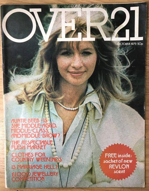 Over 21 Oct 1972 Original Vintage Fashion Lifestyle Magazine | Etsy