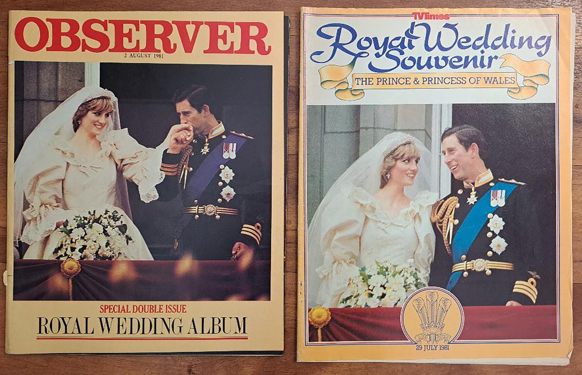 Royal Wedding Magazine Souvenir 1981 Princess of Wales Diana King ...