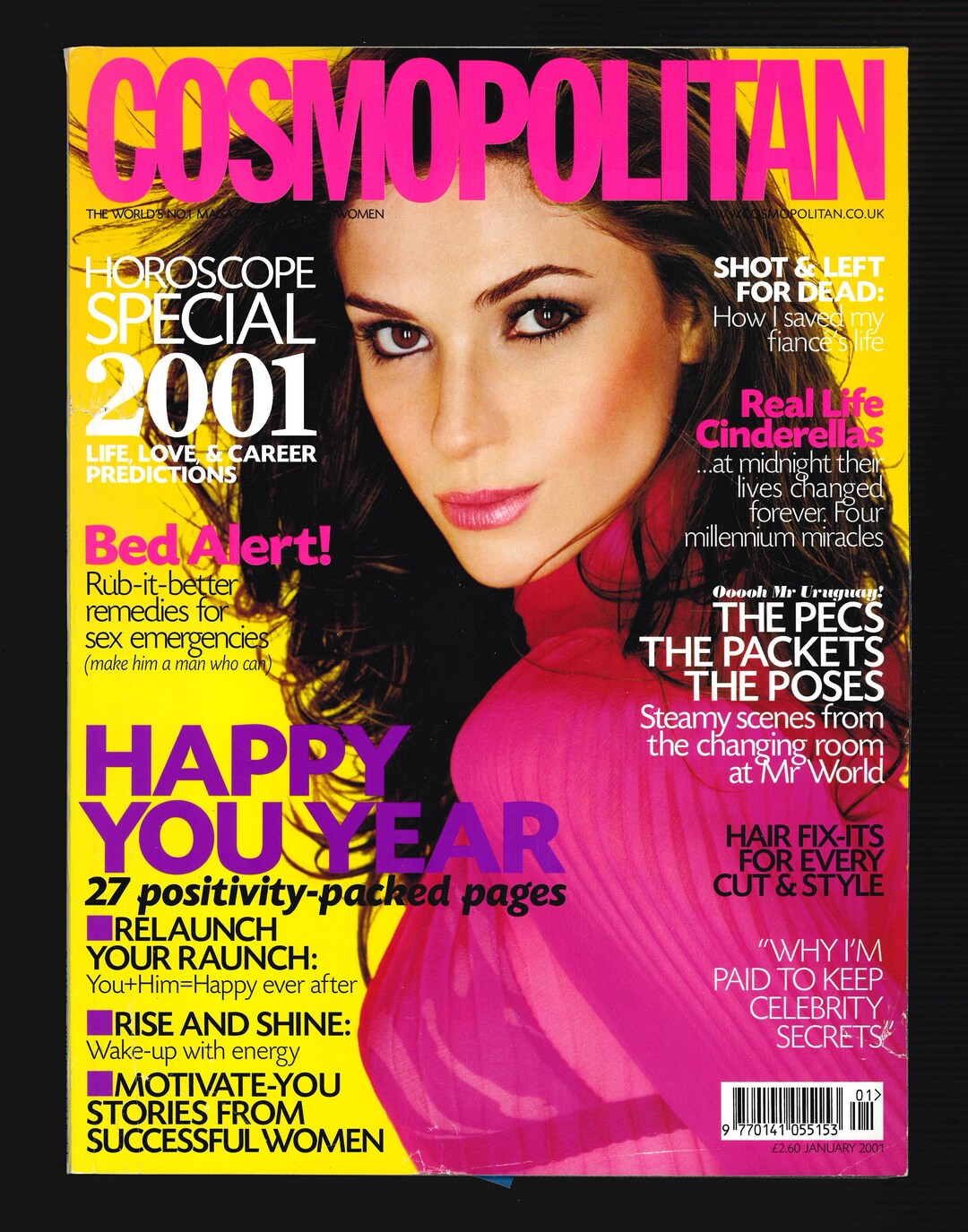Cosmopolitan Magazine Jan 2001 - Etsy