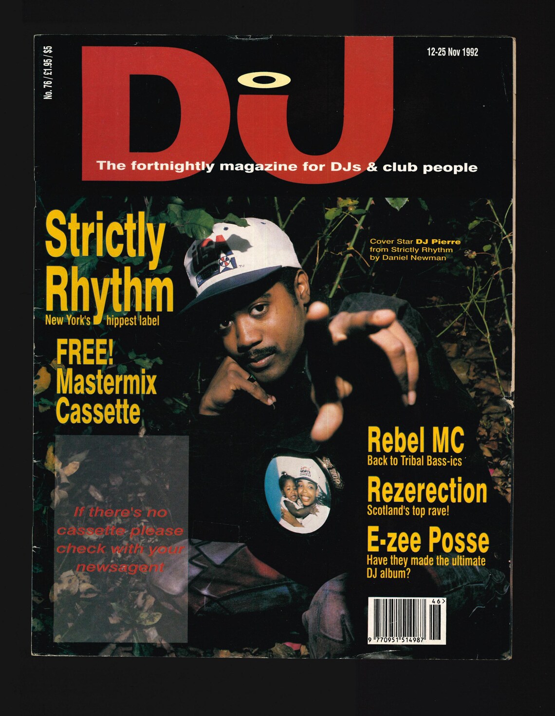 DJ Magazine Oct - Dec 1992 Dance Music and Clubs Inner City - Etsy