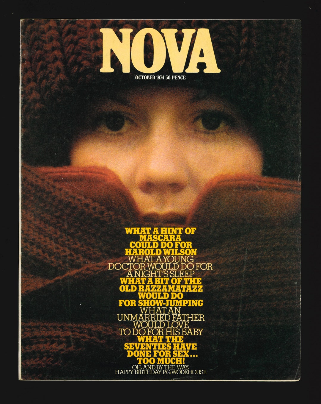 Nova Oct 1974 British Magazine A New Kind of Magazine for the New Kind ...