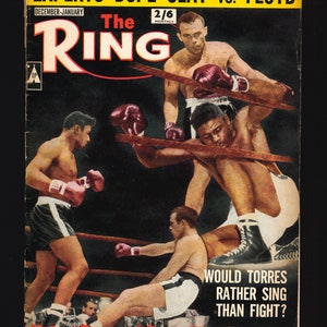 The Ring 1966 1967 Boxing Wrestling Fighting Original Vintage Rare ...