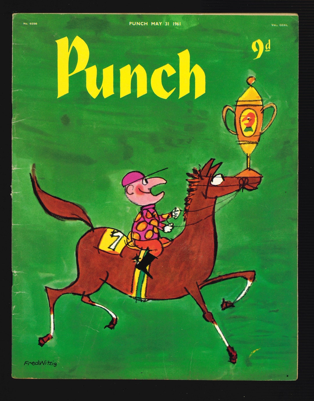 Punch May 3-31 1961 Bundle of 3 Copies Vintage Original Satire Magazine ...