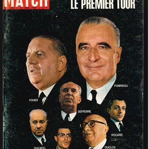 Paris Match May -june 1969 Original Vintage Magazine - Etsy