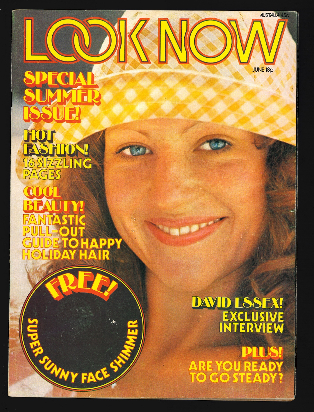 Look Now June 1974 Teen Beauty Vintage Fashion Magazine Inside : David ...