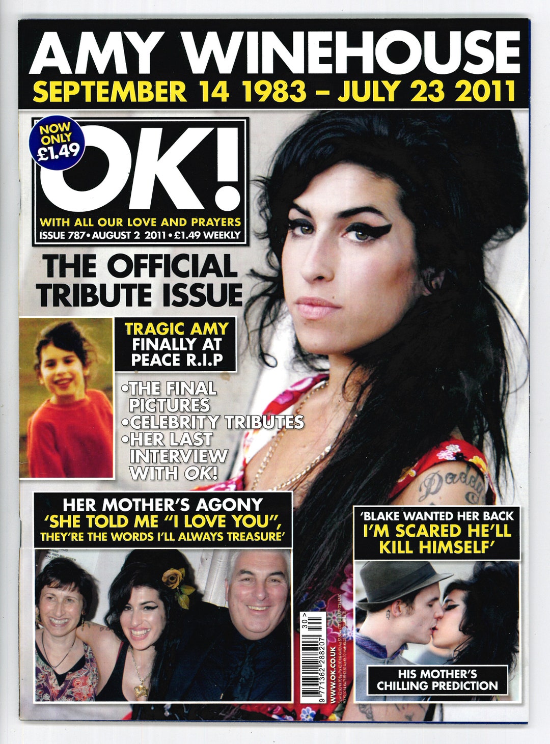 Amy Winehouse Magazine Collectables - Etsy UK