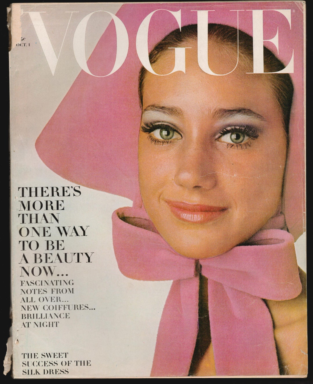Vogue US Oct 1965 American Edition Original Vintage Fashion Magazine ...