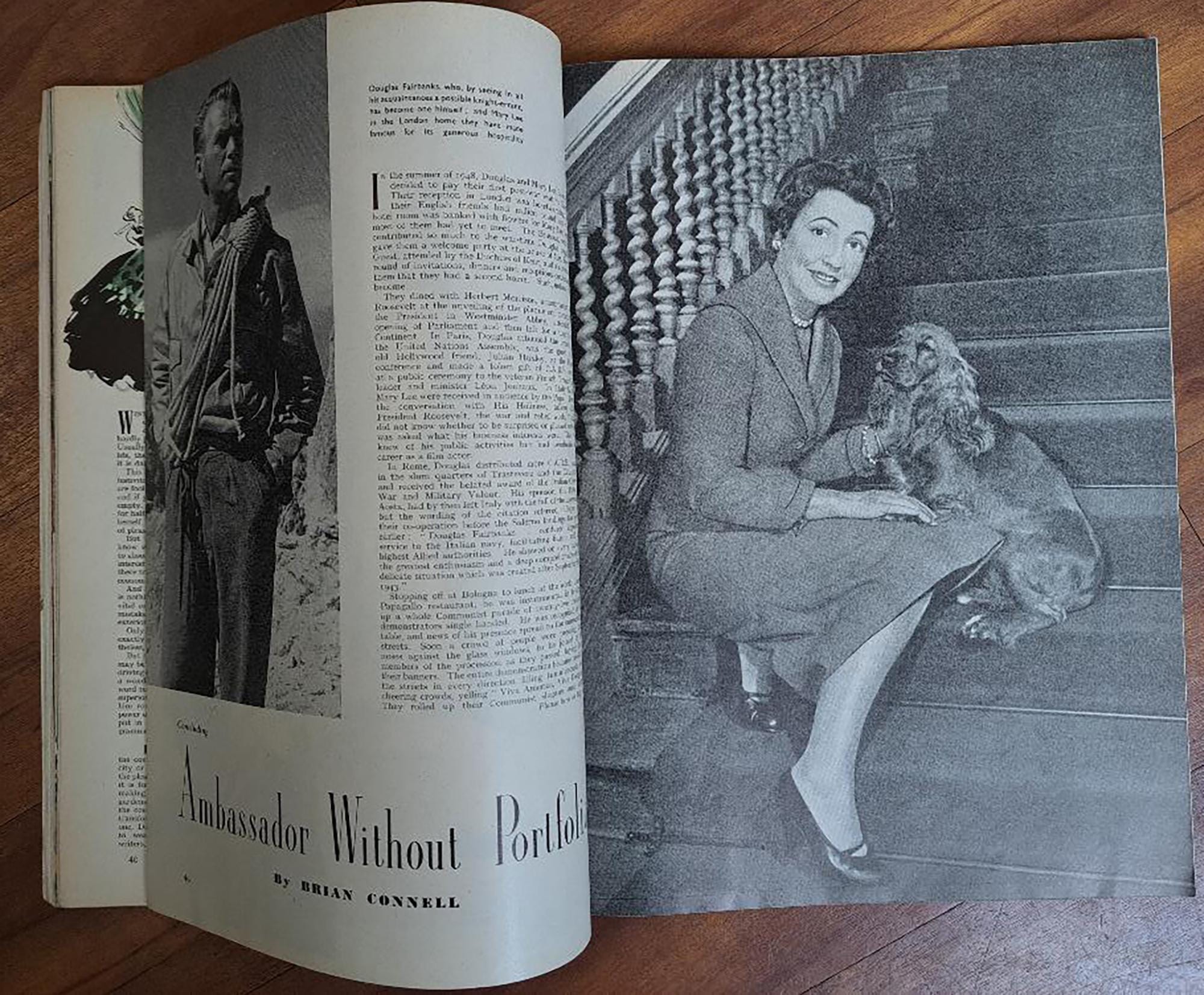 Woman's Journal Feb 1955 Original Vintage Magazine Cover: Mrs Douglas ...
