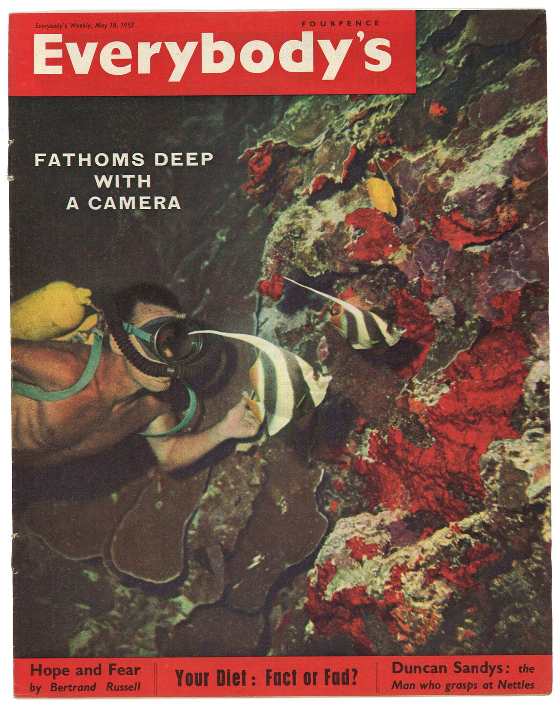 Everybody's May 18 1957 UK Original British Vintage Weekly Magazine ...