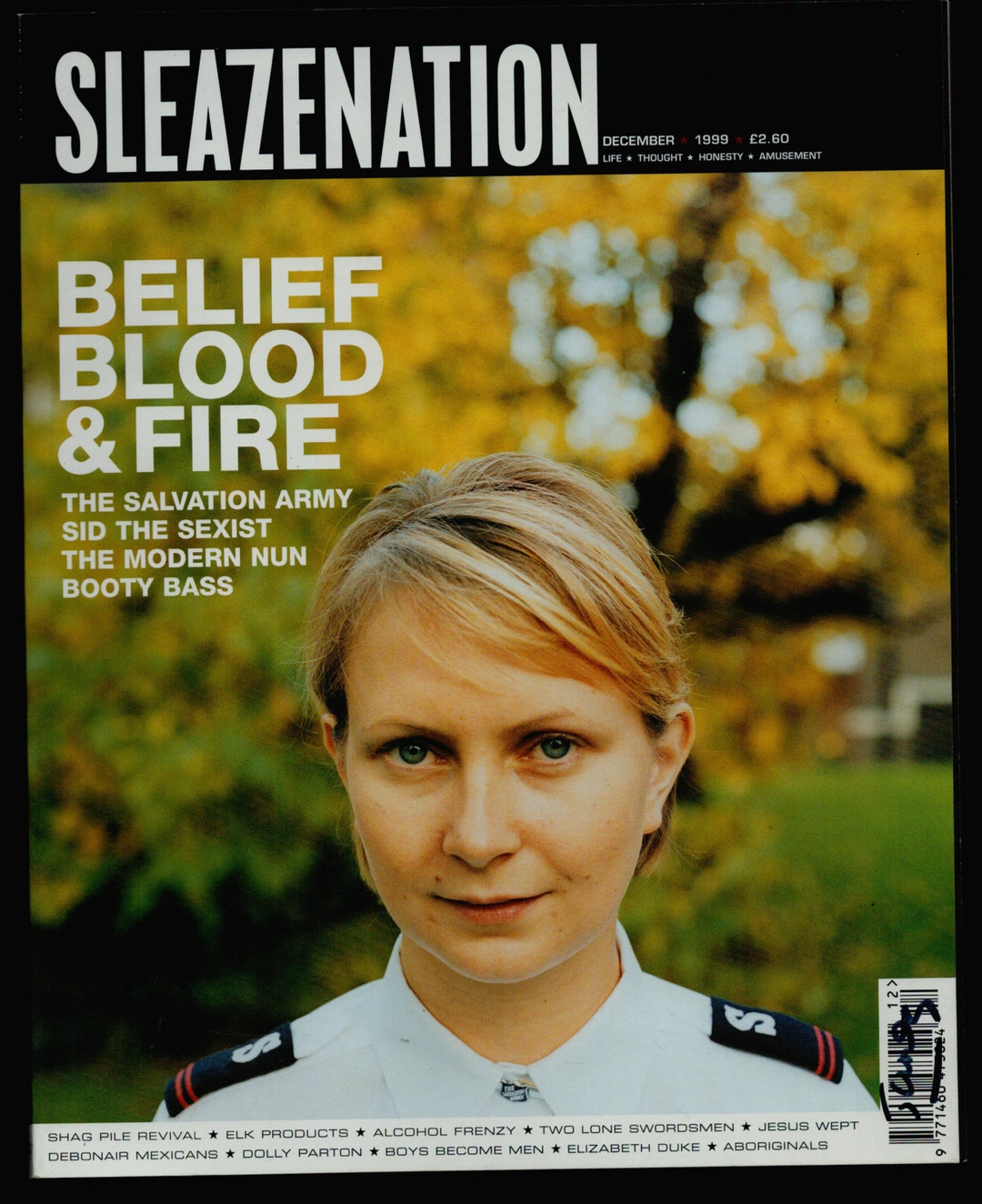 Sleazenation Magazine Dec 1999 Vol 2 Issue 23 Belief Blood & Fire Dolly ...