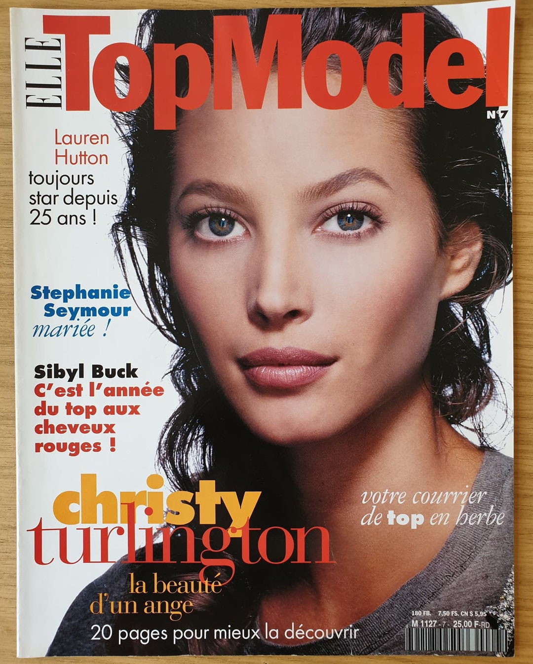 Top Model No 7 Dec 1995 Original Fashion Magazine Cover : Christy ...