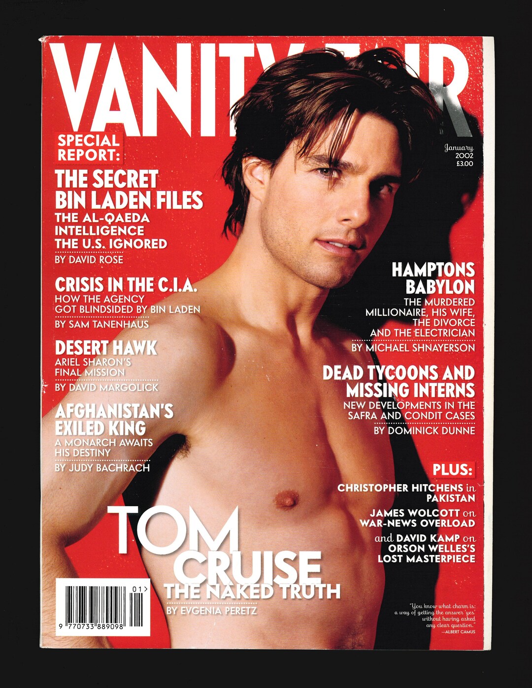 Vanity Fair UK January 2002 Tom Cruise - Etsy