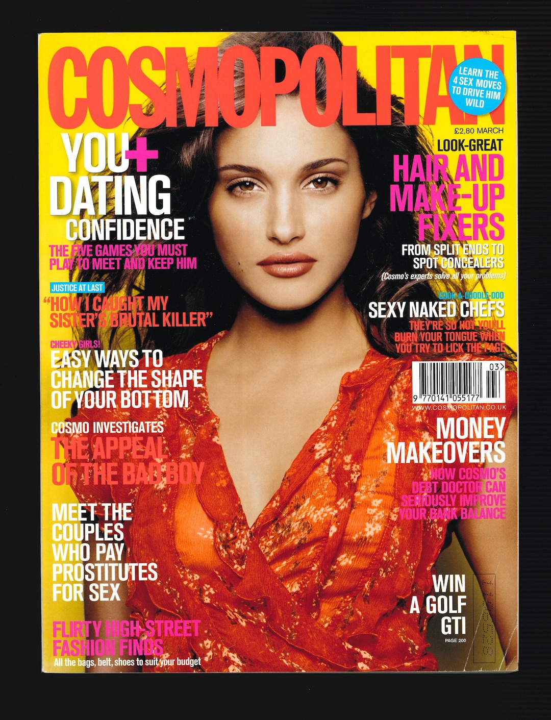Cosmopolitan Magazine March 2003 - Etsy