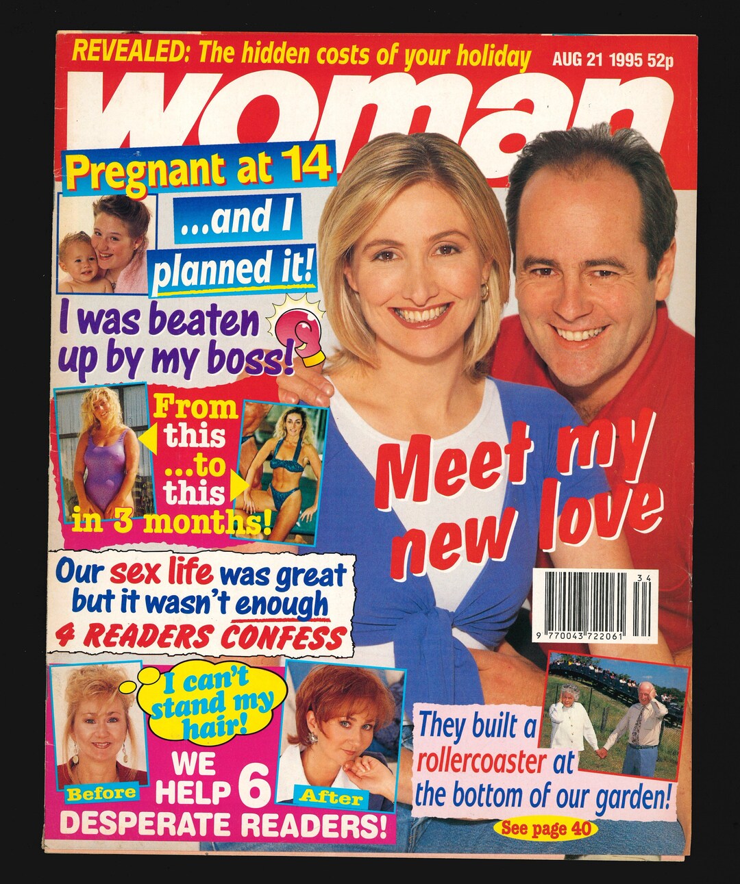 Woman Aug 21 1995 Vintage Magazine Fashion Beauty Cooking - Etsy