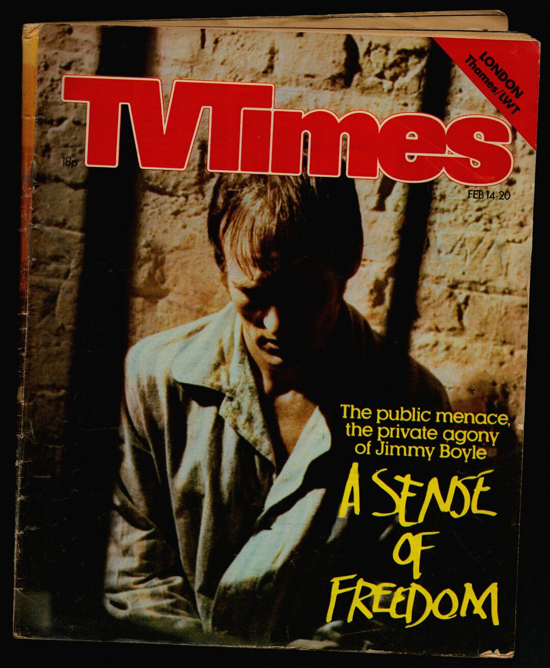 TV Times Feb 14-20 1981 Thames /LWT Vintage Magazine Jimmy Boyle - Etsy ...