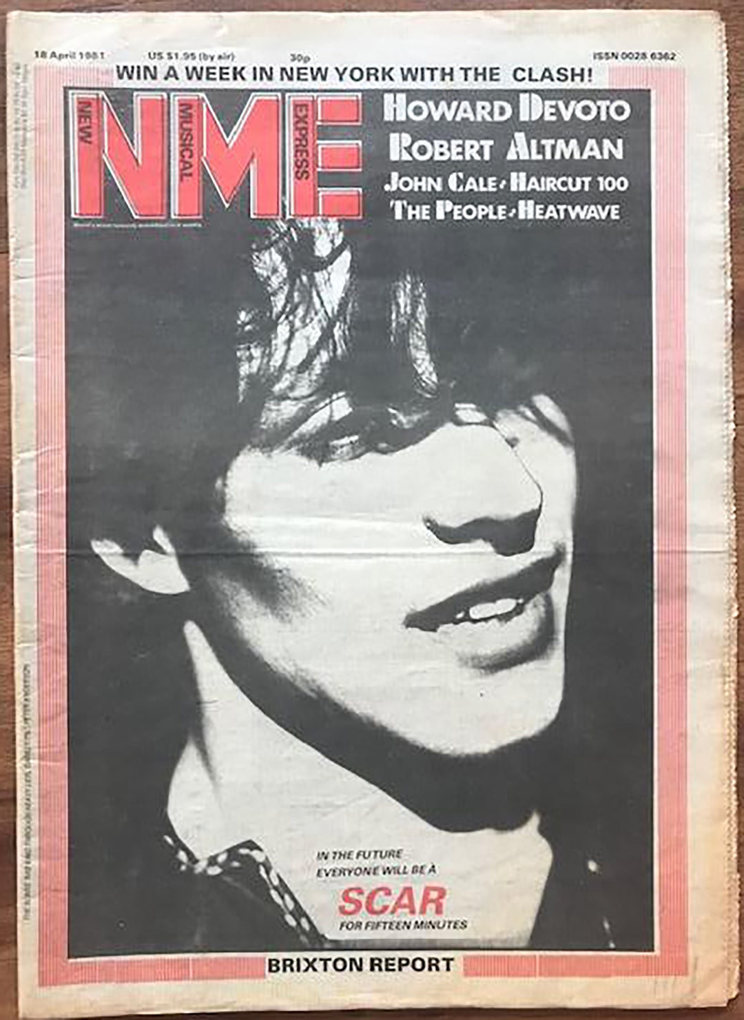 NME UK April 18 1981 Original Music Reading Magazine 41st Birthday Gift ...