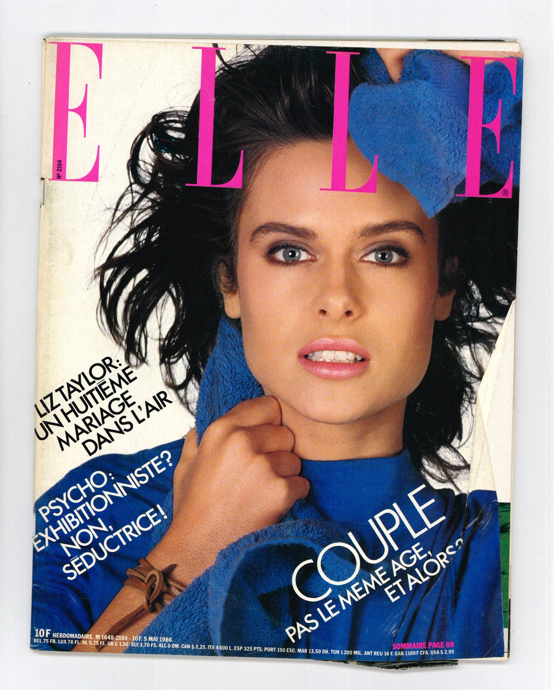 Elle May 5 1986 French Edition Vintage Magazine - Etsy