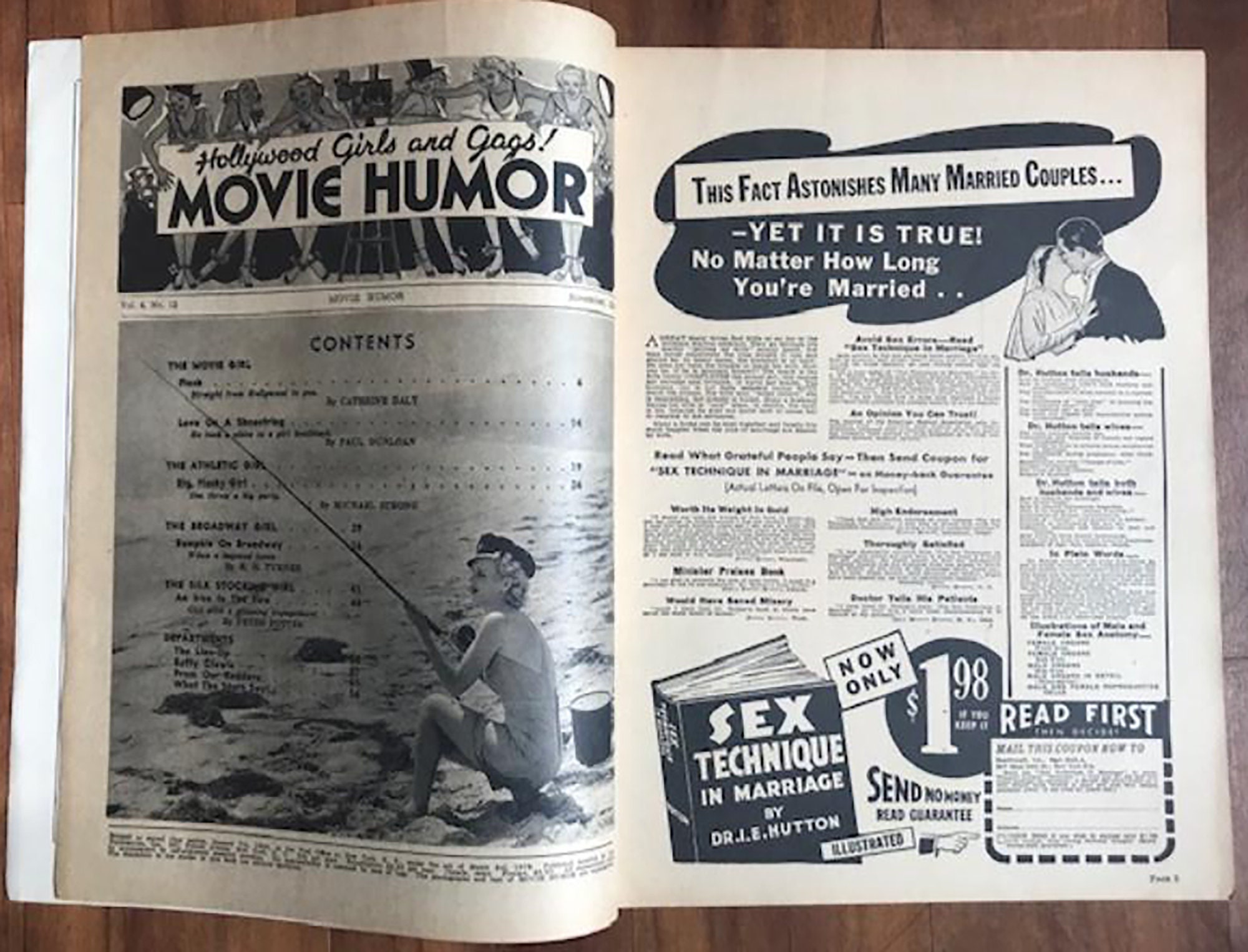 Movie Humor vol 4 no 12 Nov 1938 Rare Original Vintage | Etsy