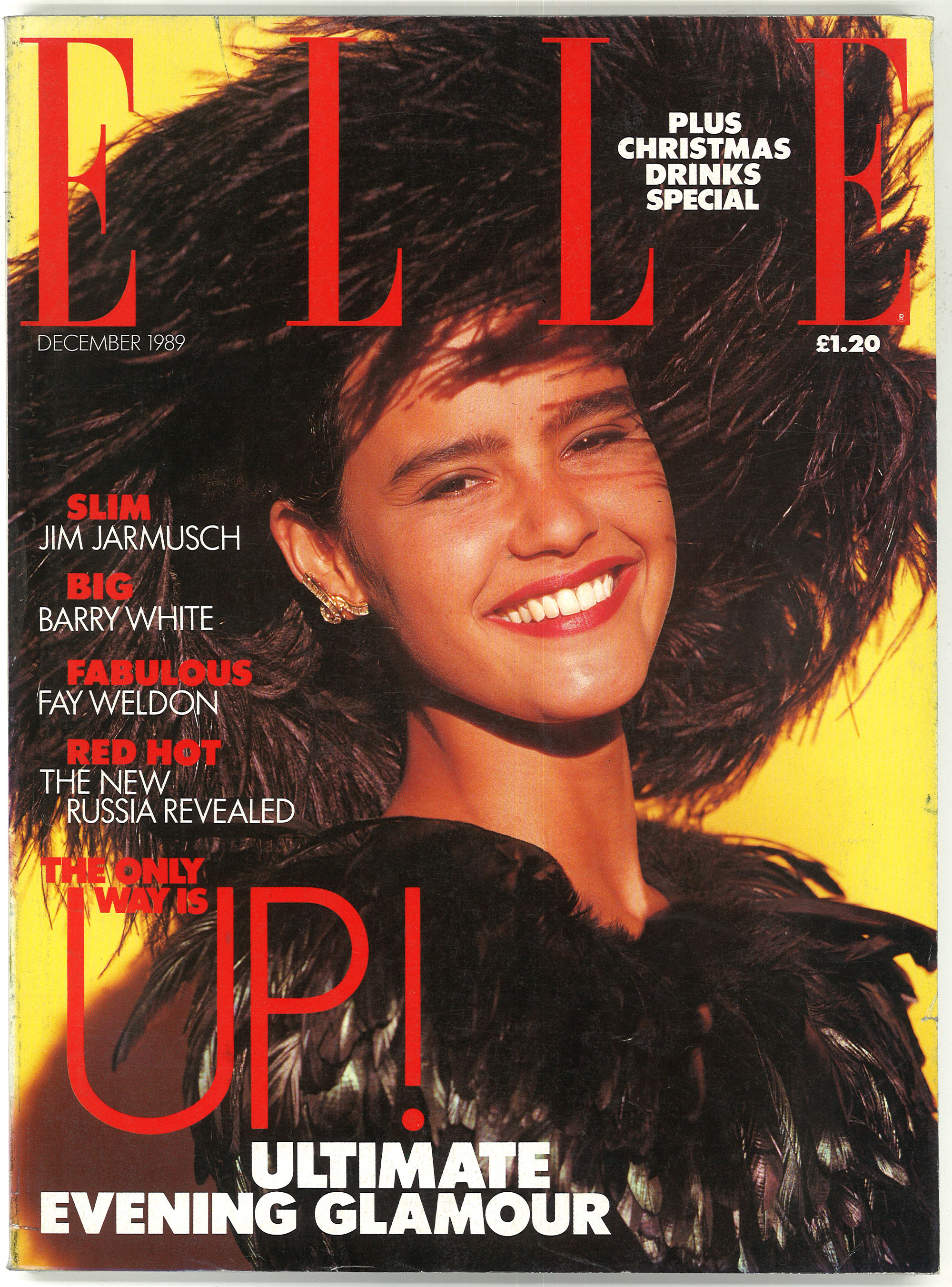 Elle UK Dec 1989 British Original Vintage Fashion Magazine | Etsy